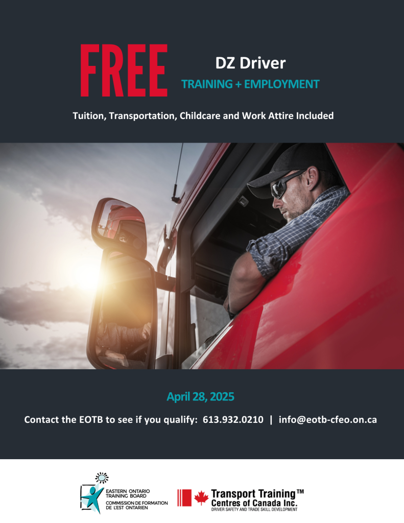DZ Driver - Eastern Ontario Training Board